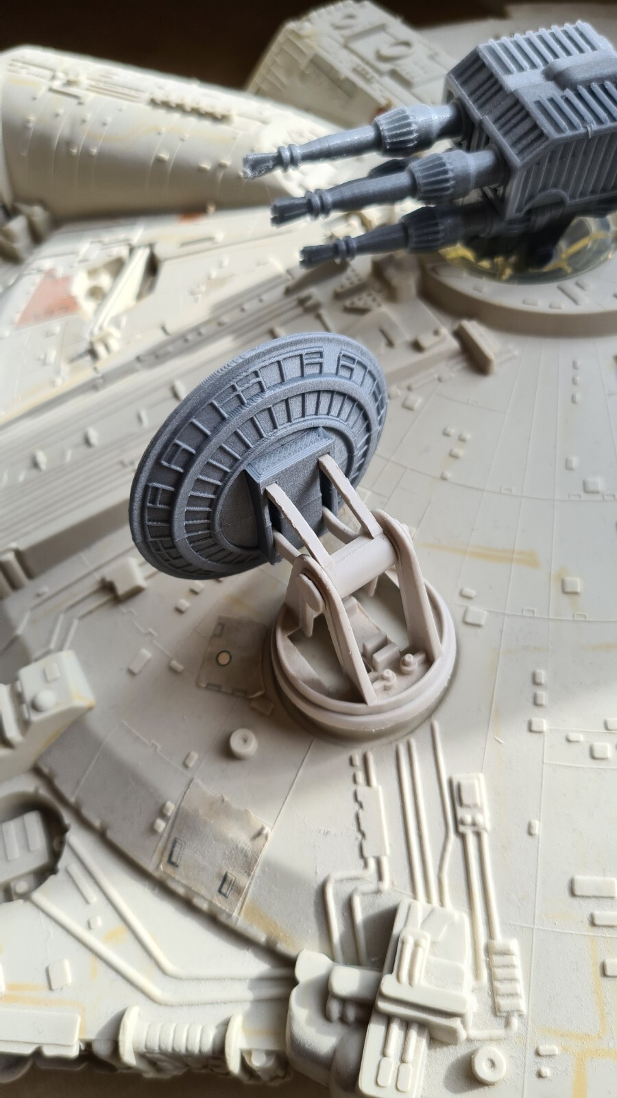 Repo Replacement Vintage Star Wars Millennium Falcon Radar Dish not ...