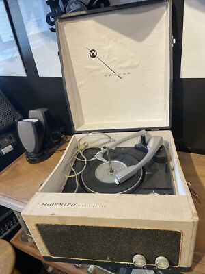 Webcor Maestro Portable Tube Record Player Turntable Project Parts/As ...