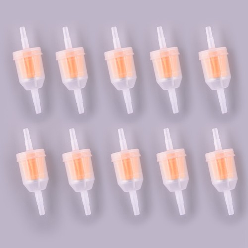 10pcs Petrol Inline Gas Fuel Filter Motorcycle Parts Fit 6MM 8MM Pipe ...