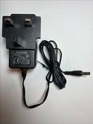 12V 1250mA Stontronics model SAW24-120-1250 AC-DC Adaptor 5.5mm x 2.5mm ...