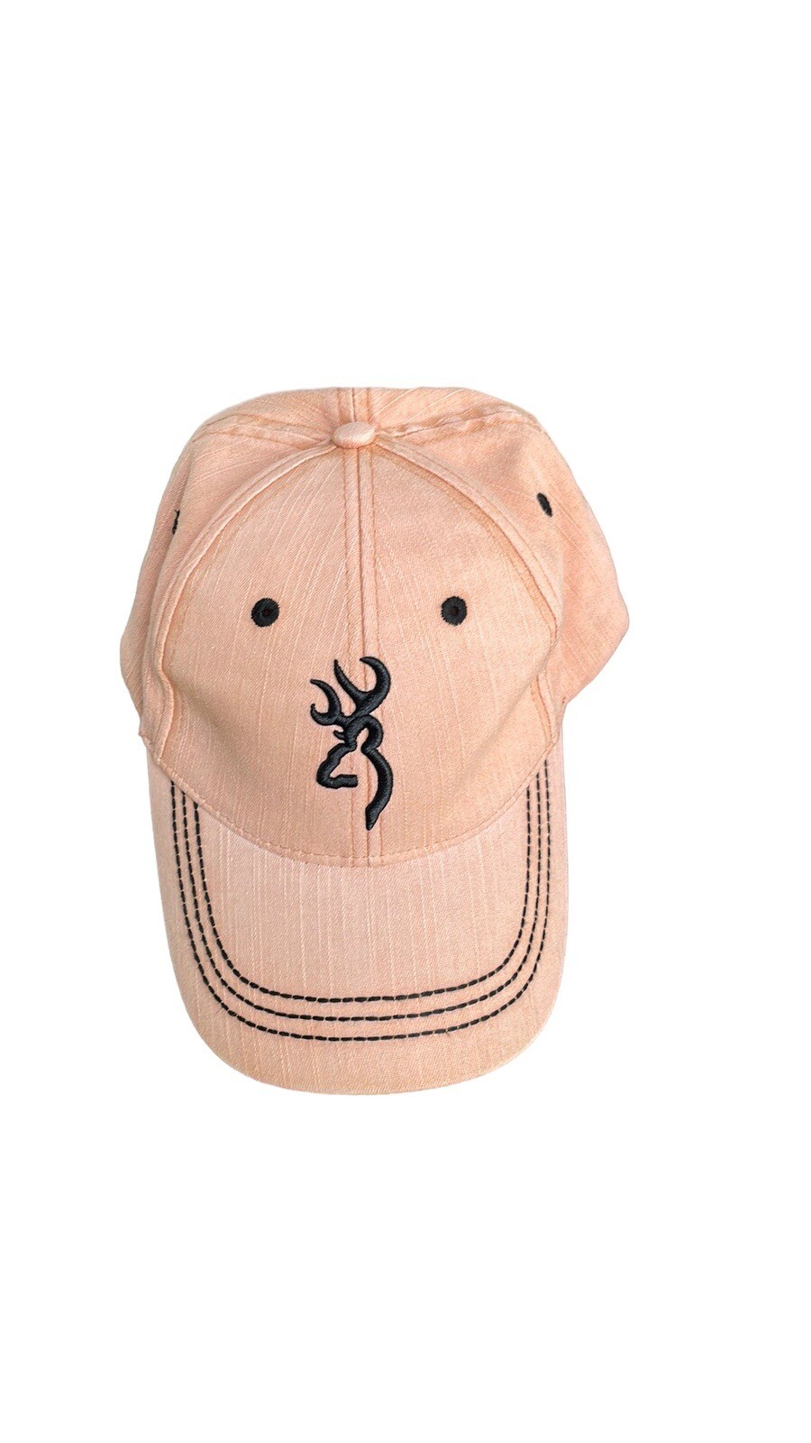 BROWNING Distressed Adjustable Peach Baseball Cap - Gem