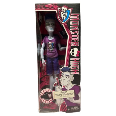Monster High SLO MO Sloman Mortavitch Boy Doll SON OF ZOMBIE Ghoul ...