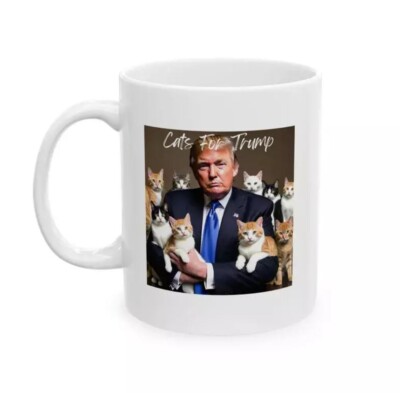 Cats For Trump Mug, Funny Cat Trump, Trump Gift Mug, Vote Trump 2024 | eBay