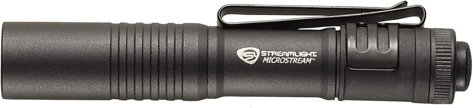 Streamlight LED Flashlight HI Lumens C4 MicroStream Pen Mini Black ...
