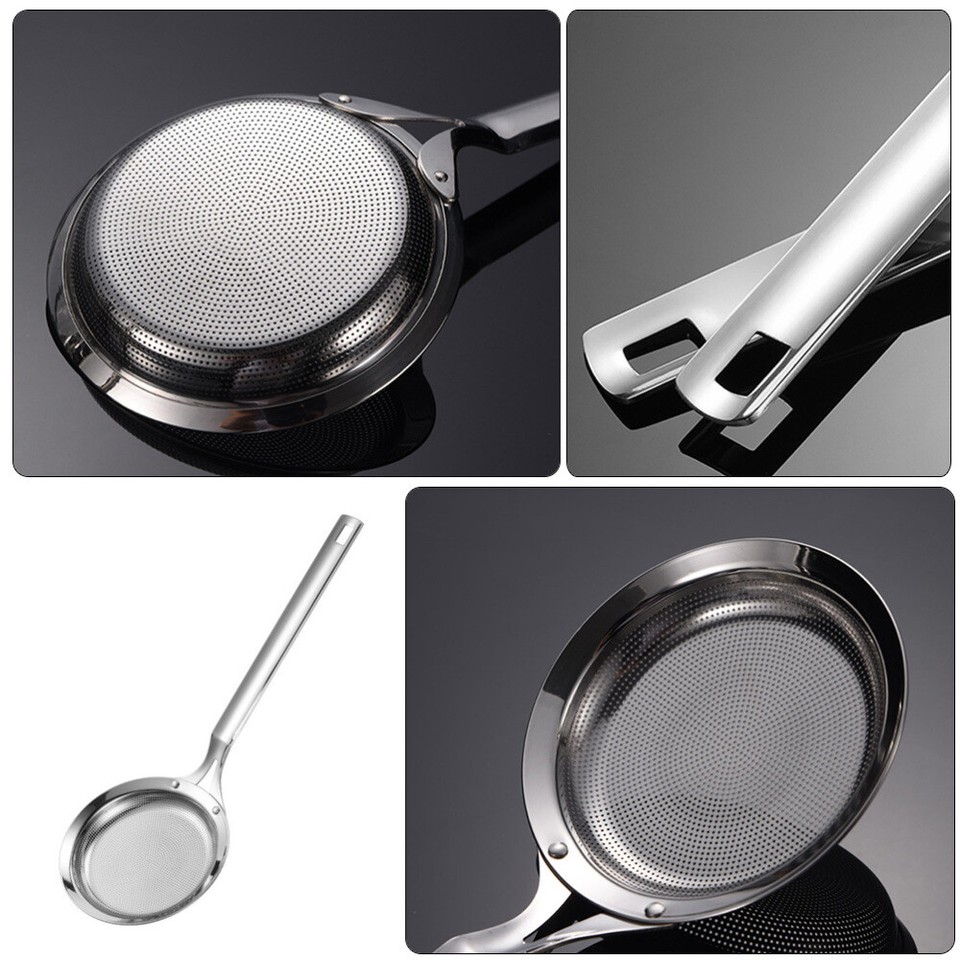Kitchen Cookware Sieve Sifter Baking Kitchen Baking Tool Skimmer Spoon ...