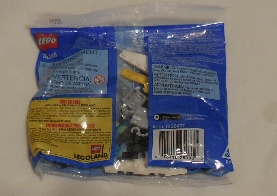 1 Lego set sealed New City 30346 island Helicopter Building Toy 46 ...
