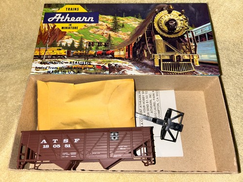 ATSF Santa Fe 34` C/S Hopper Athearn Blue Box Kit #5421 NOS MINT NEW | eBay