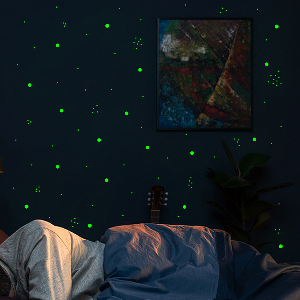 Glow Sticker Fluorescent Luminous Decals for Home Office Door Window ...