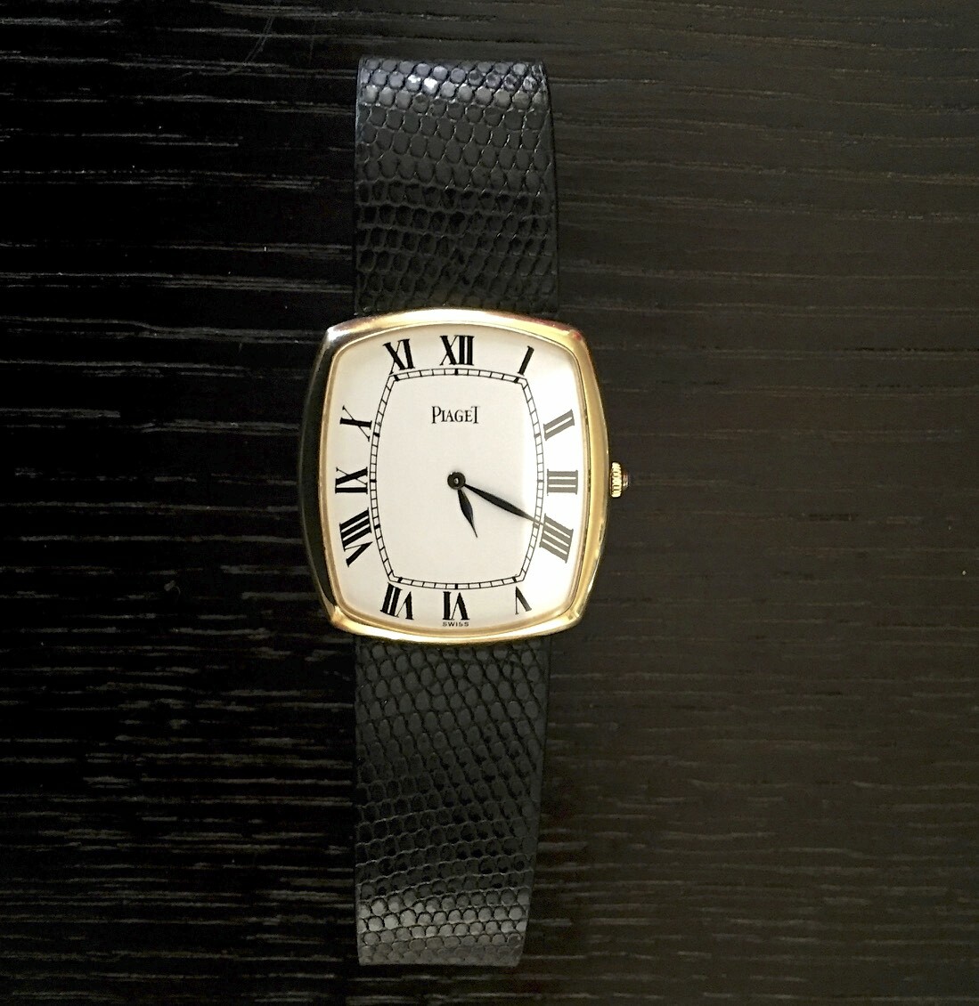 Authentic Vintage Piaget Men's Classic Ultra-Thin Watch 18K Gold Model ...