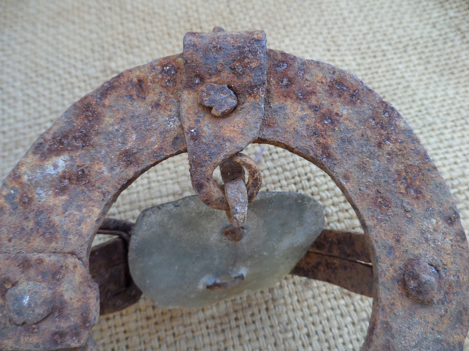 VINTAGE ANTIQUE SMALL WROUGHT IRON MOUSE RAT TRAP BLACKSMITH HAND ...
