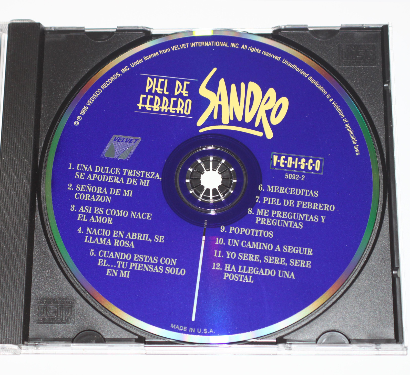 Piel De Febrero by Sandro (CD, Dec-1999, Velvet) for sale online | eBay