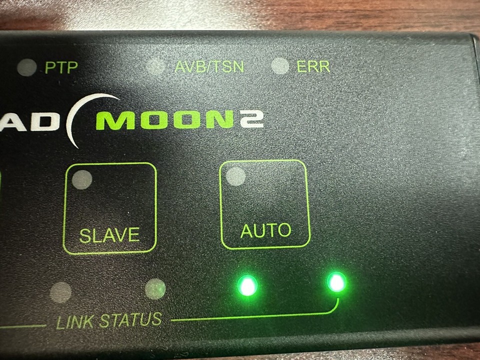INTREPID RAD MOON 2 AVB 1000BASE-T GIGABIT RJ45 MEDIA CONVERTER (USB-C ...