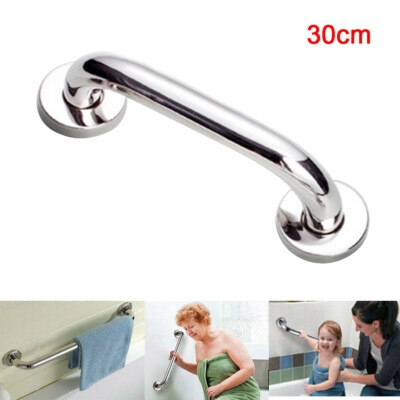Chrome Home Bathroom Disability Handle Hand Rail Grab Safety Bar Anti ...