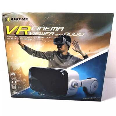 VR Cinema Viewer With Audio. Virtual Reality Headset. | eBay