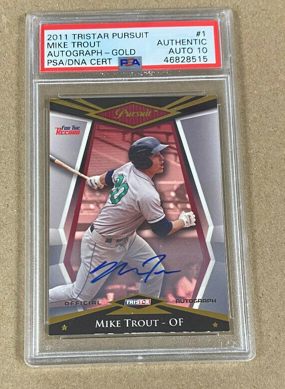 Mike Trout | Autographed Baseball Memorabilia & MLB Merchandise