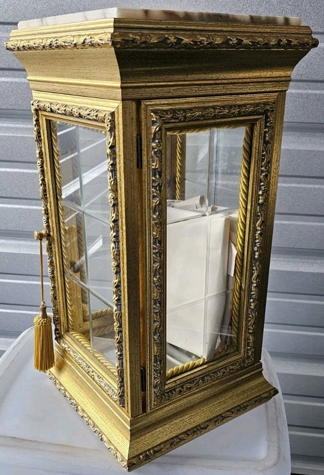 Horchow Creazioni Vitrine, Italian Wood Display Case, Rococo Style ...