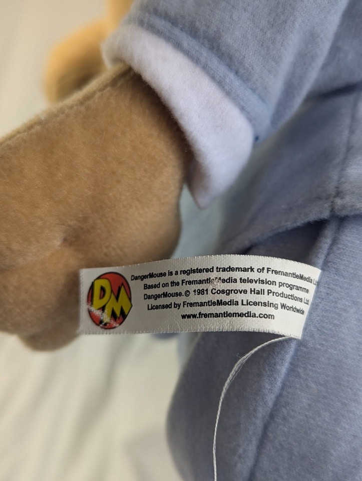 Danger Mouse, Penfold Plush Soft Toy, PMS Toys, Stands 36cm, In VGC ...