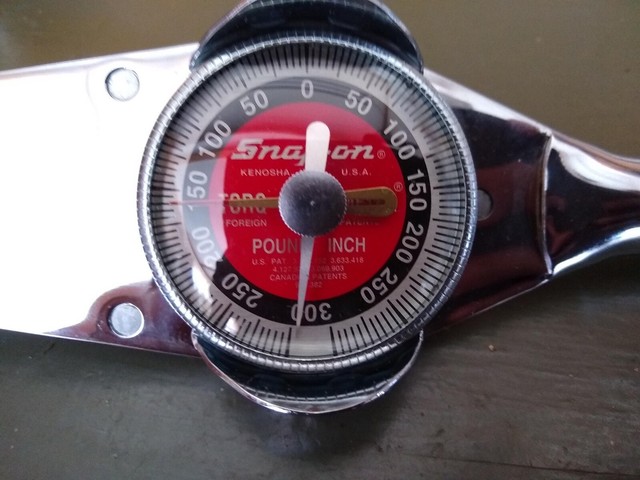 Snap-on TE25FUA Dial Torque Wrench - Silver for sale online | eBay