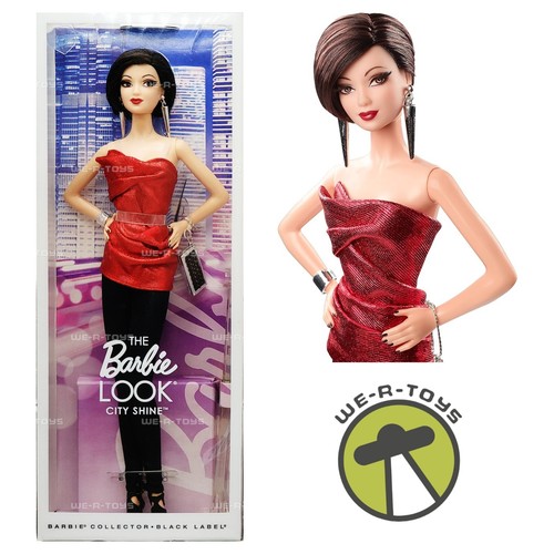 Barbie The Look City Shine Brunette Doll Black Label 2014 Mattel No ...