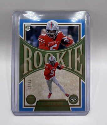 2022 Legacy Garrett Wilson Rookie Card * Light Blue /25 NY Jets Ohio ...