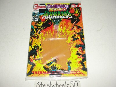 Hybrids Deathwatch 2000 #2 Comic Continuity 1993 Polybagged W/ Card ...
