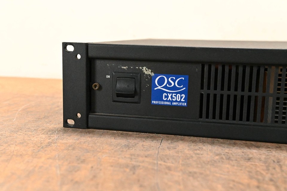 QSC CX502 2-Channel Power Amplifier CG01L8C | eBay