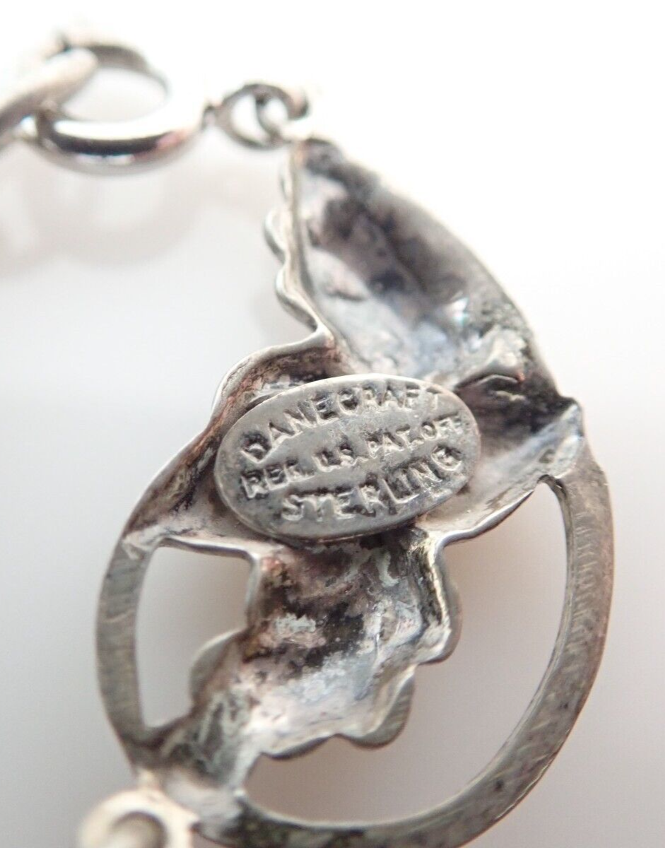 Vintage DANECRAFT Signed Sterling Silver Acorn Leaves Necklace | eBay