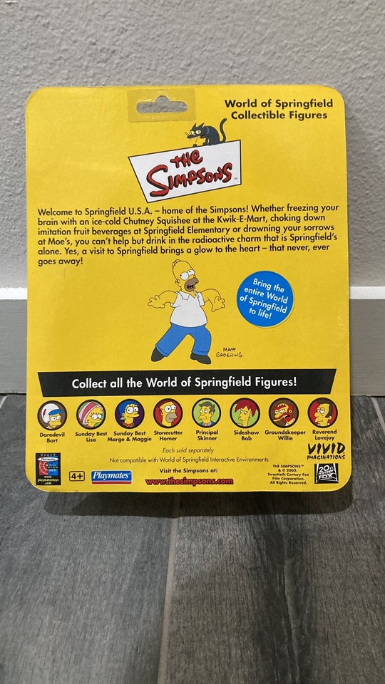 Playmates Toys Simpsons Principal Skinner UK VERSION RARE 43377992141| eBay