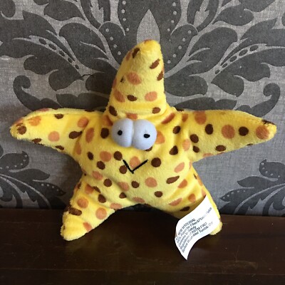 Starfish Plush Stuffed Animal Sea Star Creature Ocean Bright Eyed Bushy ...