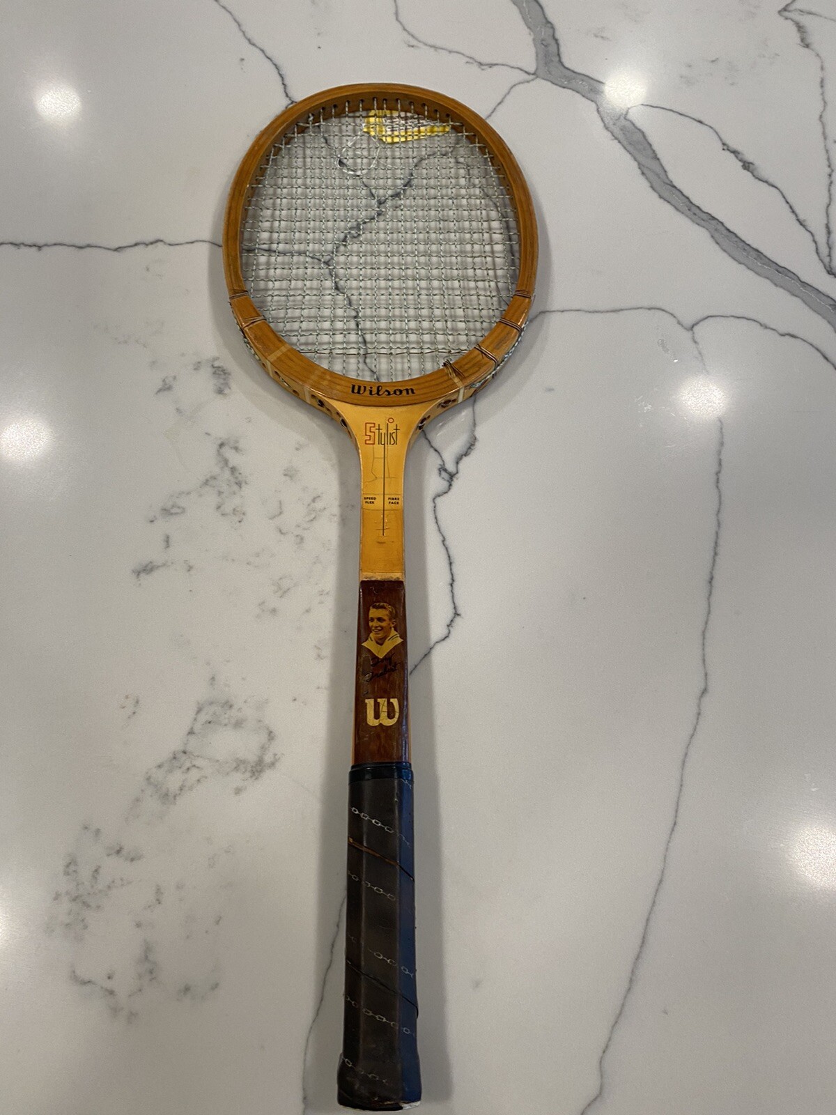 One Vintage Wilson Wood Tennis Racket Tony Trabert, Stylist | eBay