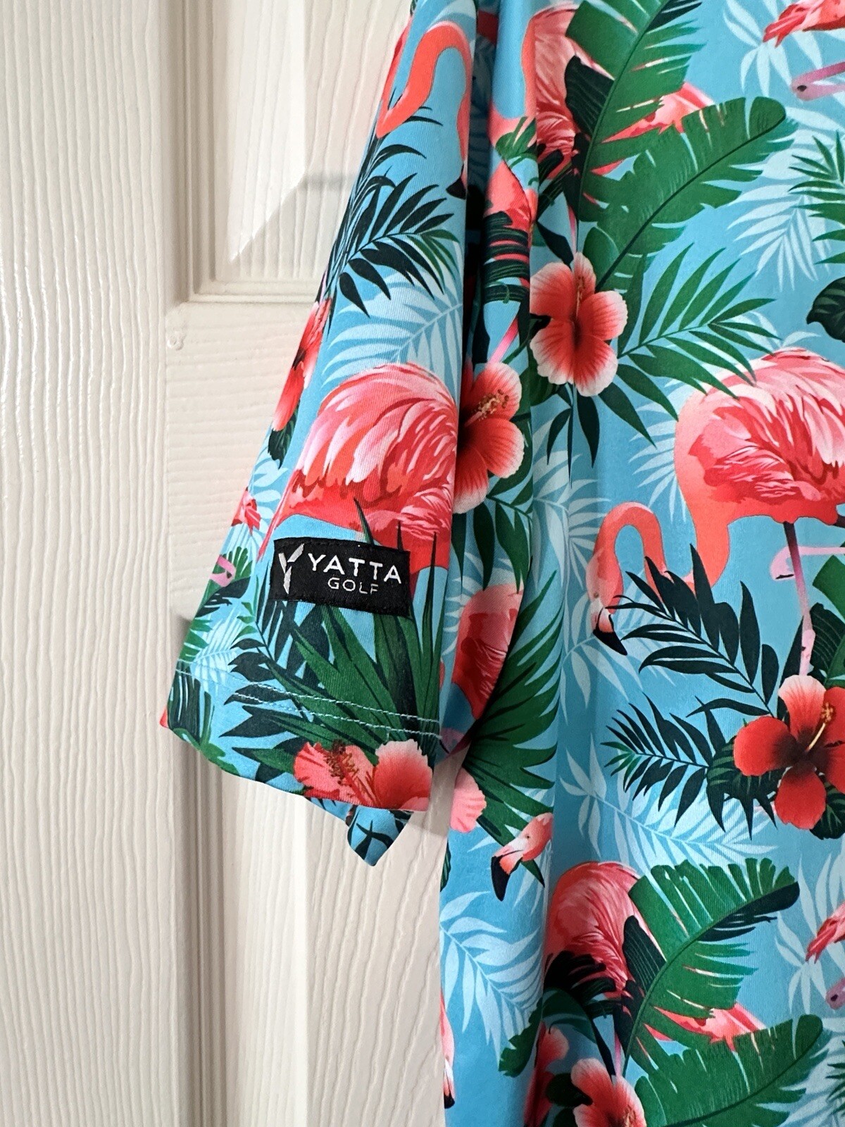 Yatta Golf Polo Men’s Size S Flamingo Print | eBay