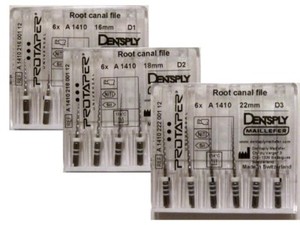 Dentsply ProTaper Universal D1 D2 D3 Rotary File Assorted 18 Files ...