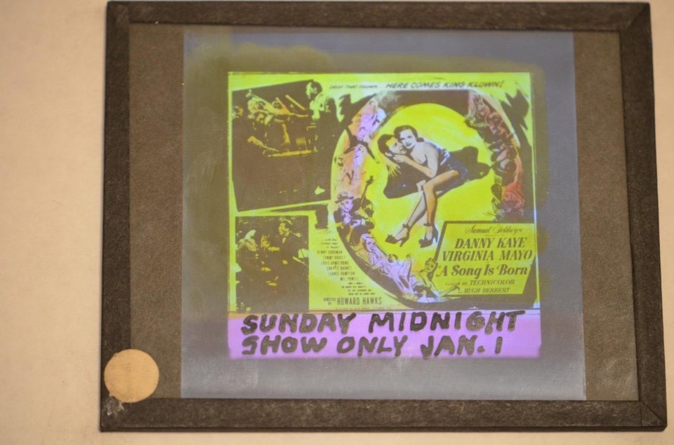 A Song is Born, 1948, Movie Glass Slide, Danny Kaye, Virginia Mayo ...