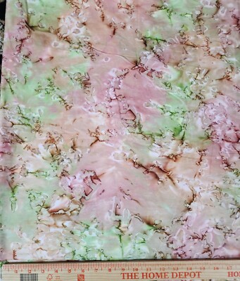 100% Cotton tie dye Printed soft Fabric multicolor tela algadon 45" W ...