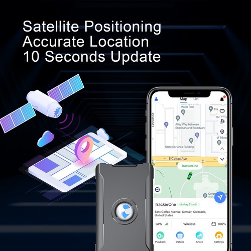 GPS tracker for Vehicles, Car, Kids, Motorcycle,10S Instant Updates ...