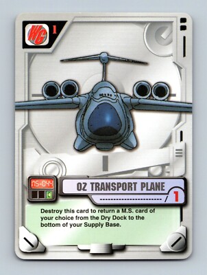 Gundam M.S War TCG OZ Transport Plane MS-044 Common Series 1 | eBay