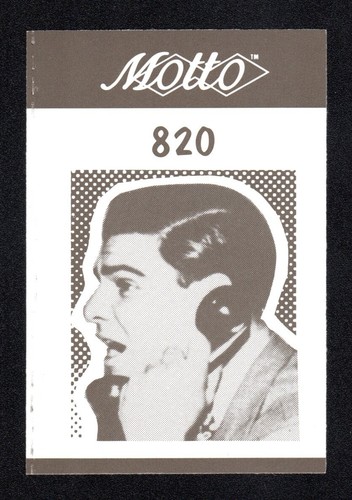 Bert Parks Actor Singer Show Emcee Vintage 1987 Motto Game Trivia Card ...
