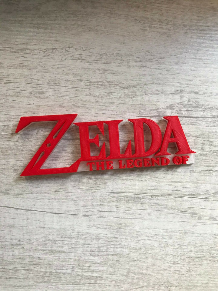 Legend of Zelda Video Game Logo Sign Decoration ~7.5in (videogame decor ...