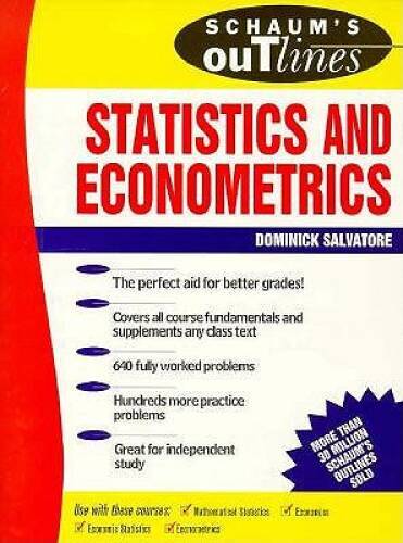 Schaum's Outline of Statistics and Econometrics (Schaum's) - Paperback ...