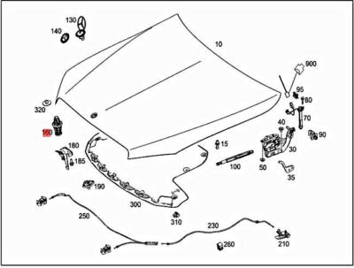 Genuine MERCEDES A205 C205 C238 S205 S213 W205 W213 Spring element ...
