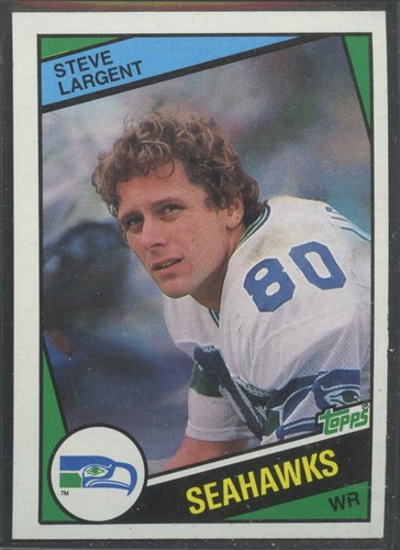 1984 Topps #196 Steve Largent Seattle Seahawks HOF | eBay