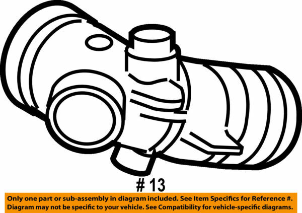 17881-20140 Toyota Hose, air cleaner, no.1 1788120140, New Genuine OEM ...