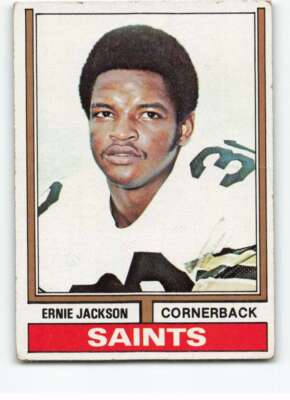 1974 Topps #366 Ernie Jackson G/VG Good/Very Good Saints | eBay