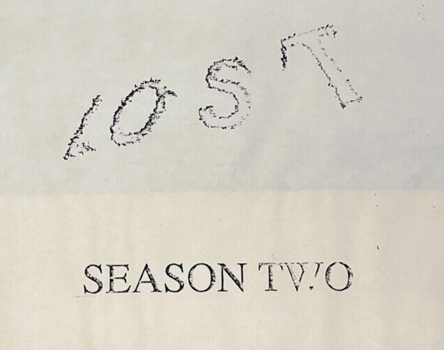 ABC LOST TV Show Season Two's Authentic Original Artwork Dharma Map ...