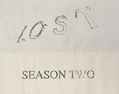 ABC LOST TV Show Season Two's Authentic Original Artwork Dharma 175 ...