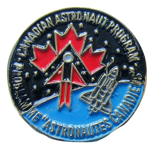 CSA PIN vintage CANADIAN Astronaut Program Space SHUTTLE Astronautes ...