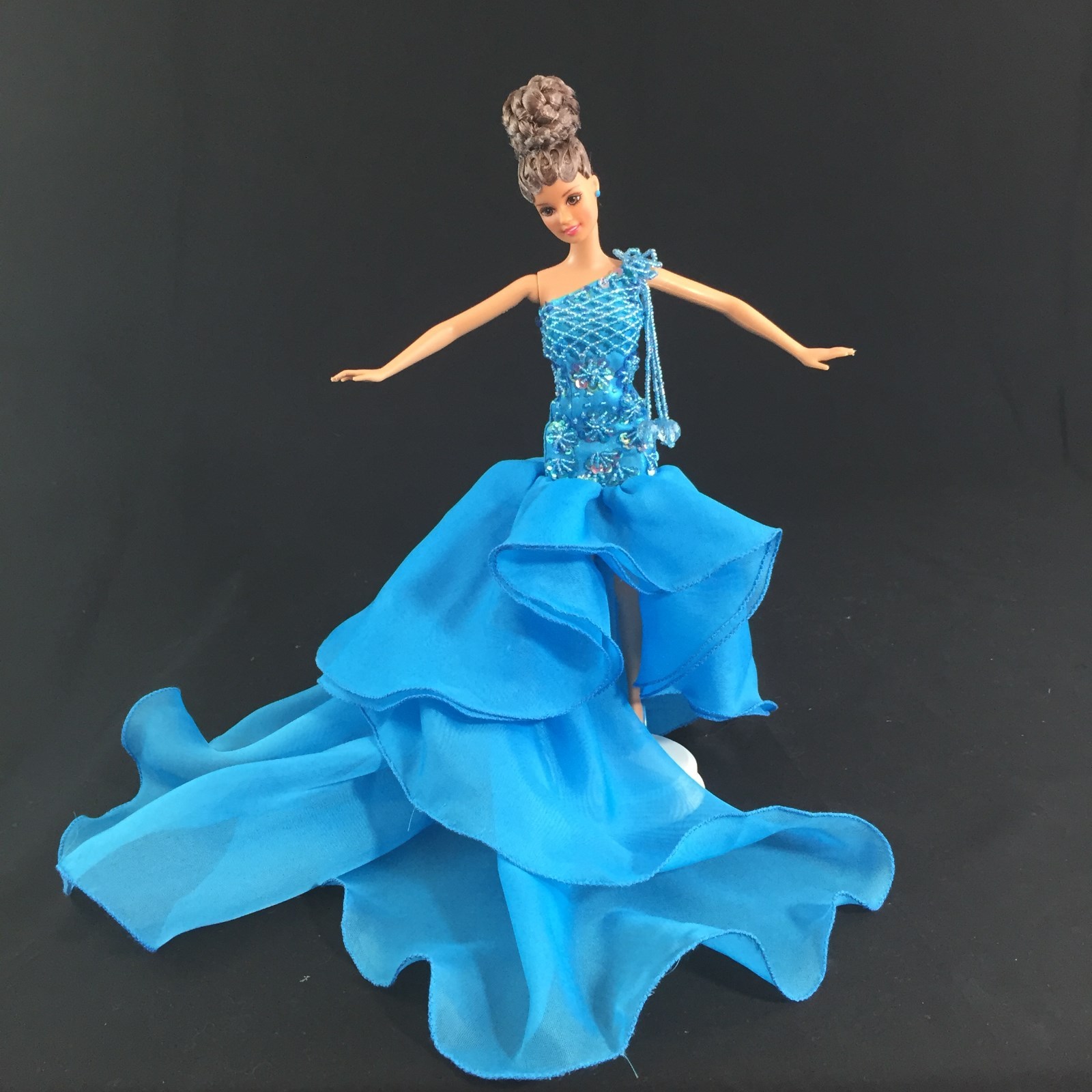 Blue Sequin Custom OOAK One ofa Kind African American Barbie Doll ...