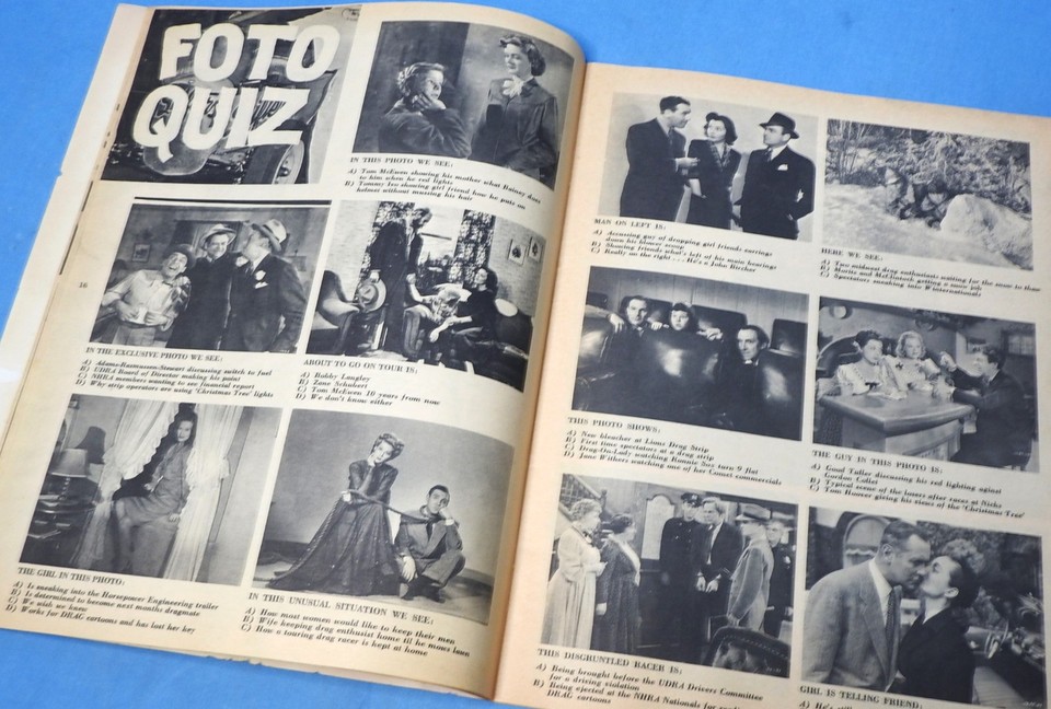 Rare! Vintage Original 1966 Drag Cartoons Magazine Pete Millar Batman ...