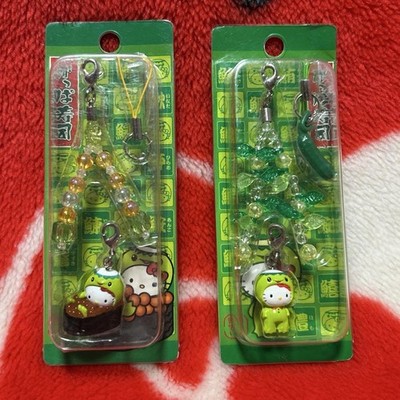 Kitty Kappa Sushi Beads Strap Fastener Mascot Bonsai Gunkan Beef | eBay