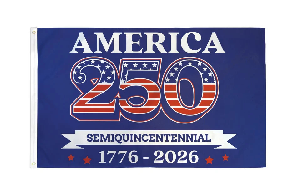 250 Years America 3x5ft Poly USA Semiquincentennial Patriotic July 4th ...